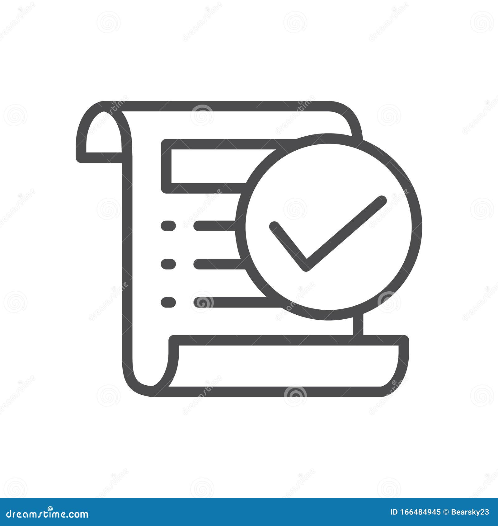 In Compliance Icon with Paper, Checks & List Stock Vector ...