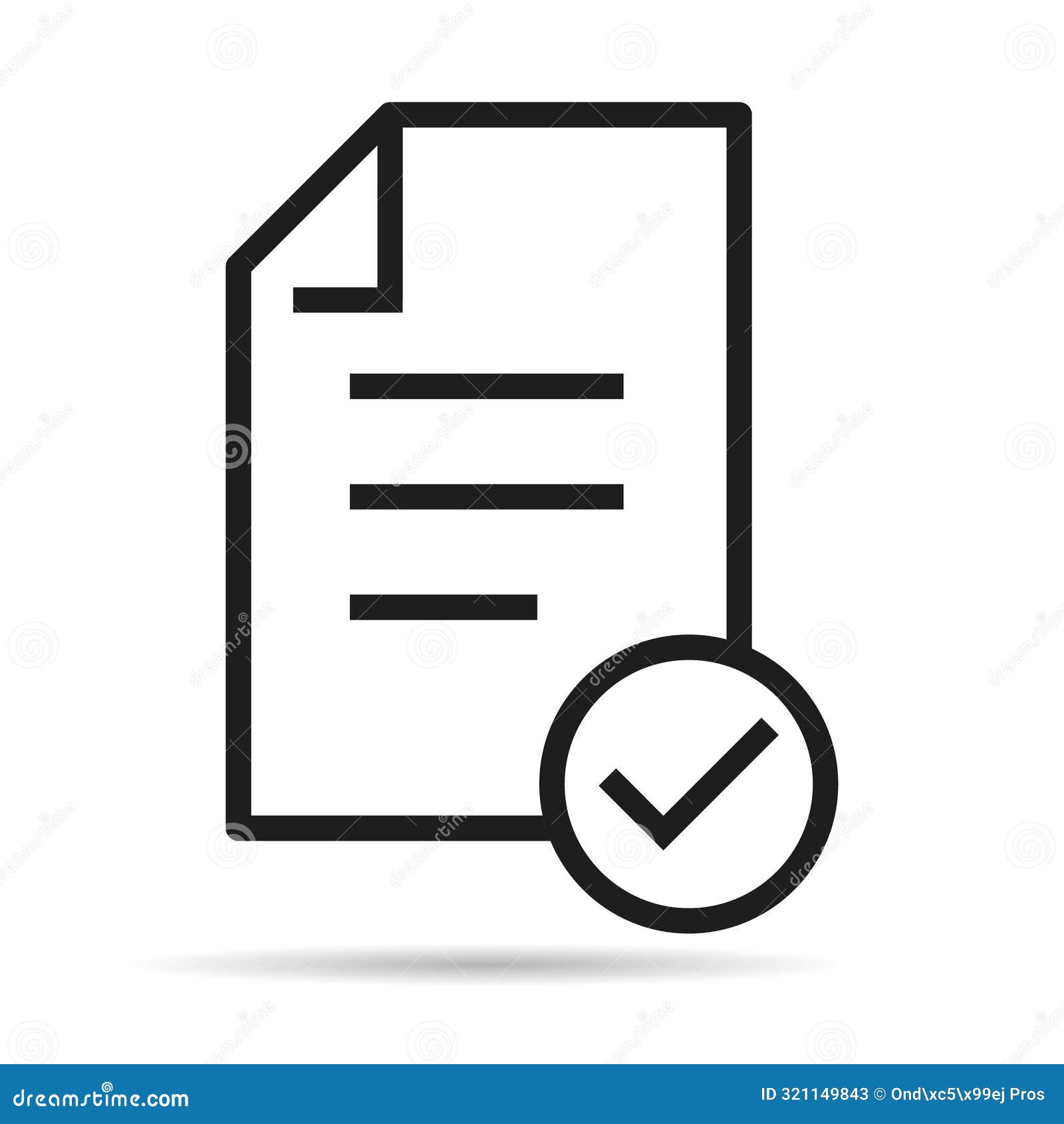 In Compliance Icon Shadow Sign, Company Passed Inspection Symbol ...