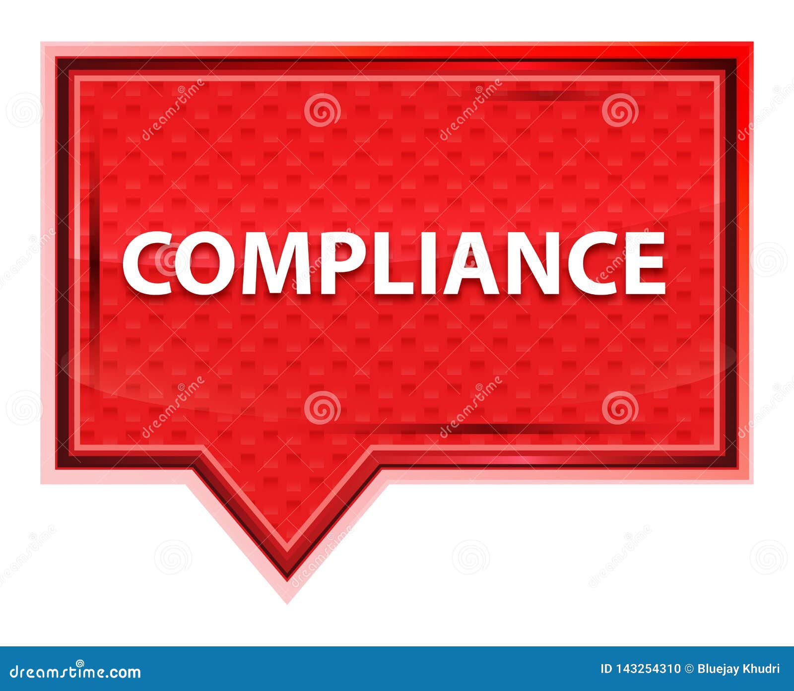 Compliance Misty Rose Pink Banner Button Stock Illustration ...