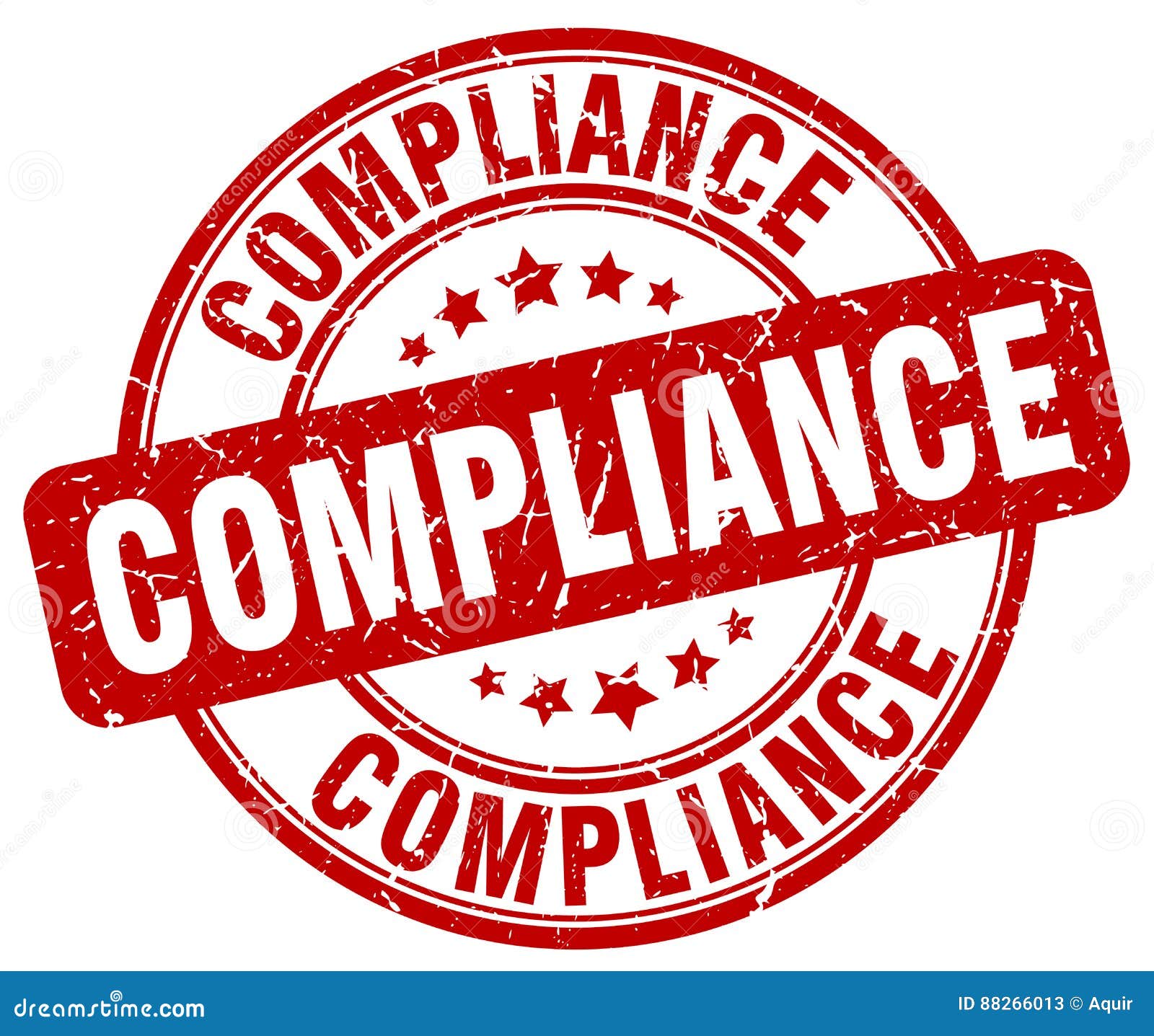 Compliance Red Grunge Round Rubber Stamp Stock Vector - Illustration of ...