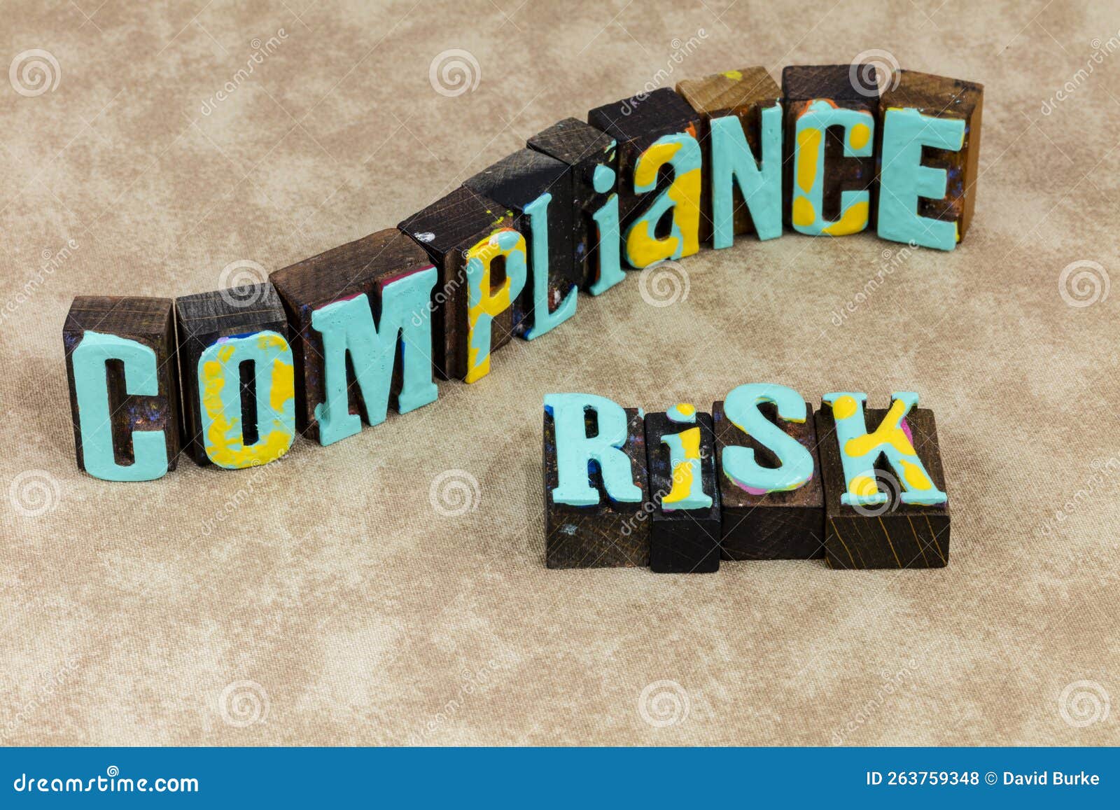 Compliance Risk Management Business Strategy Data Control Process Stock ...