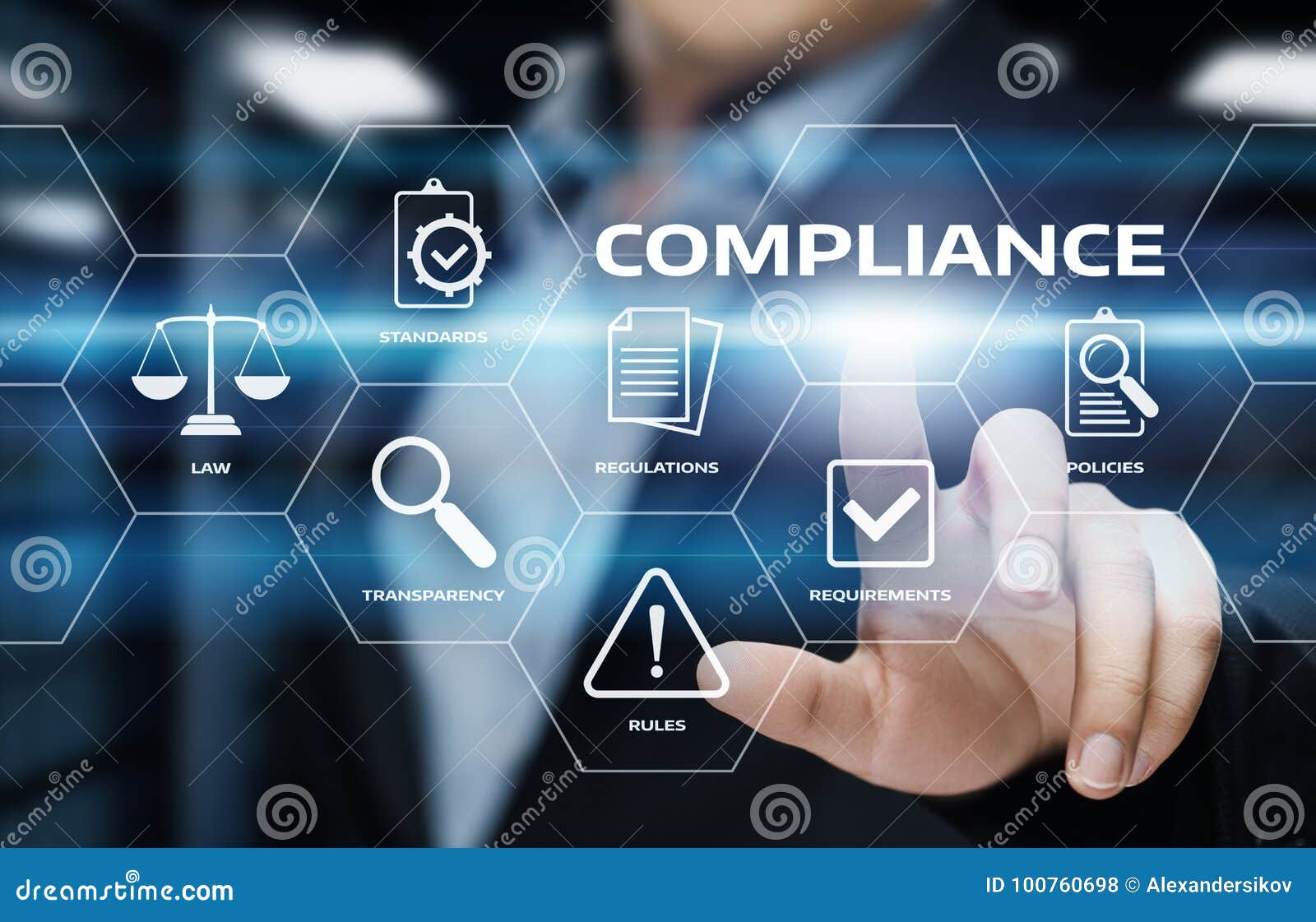 Compliance Rules Law Regulation Policy Business Technology Concept ...