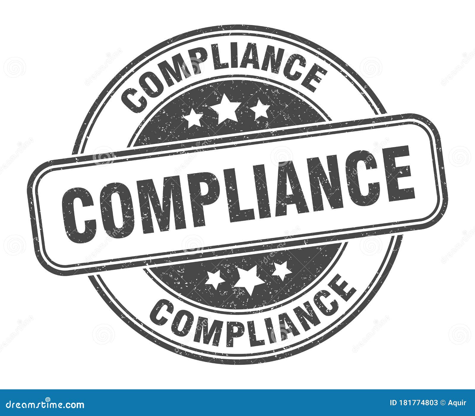 Compliance Stamp. Compliance Round Grunge Sign Stock Vector ...