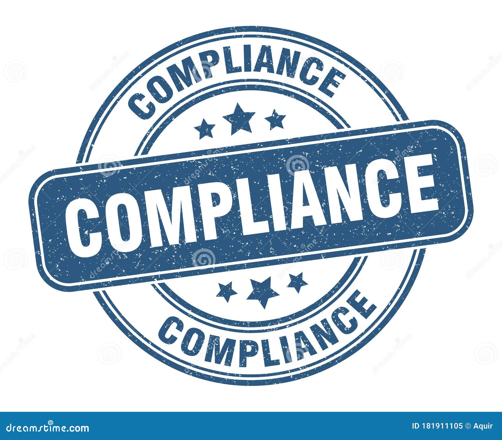 Compliance Stamp. Compliance Round Grunge Sign Stock Vector ...