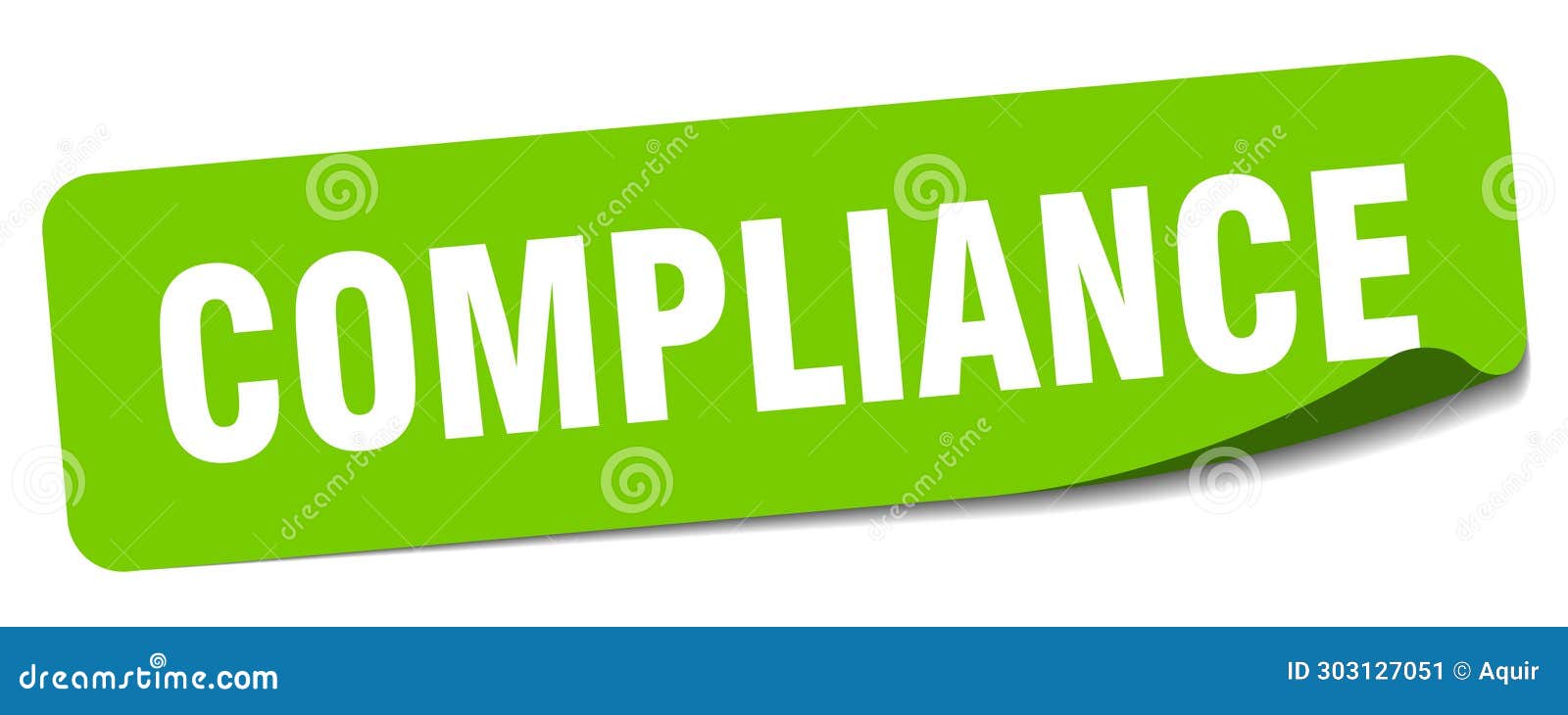 Compliance Sticker. Compliance Label Stock Vector - Illustration of ...