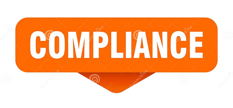 Compliance Sticker. Compliance Sign on Transparent Background Stock ...