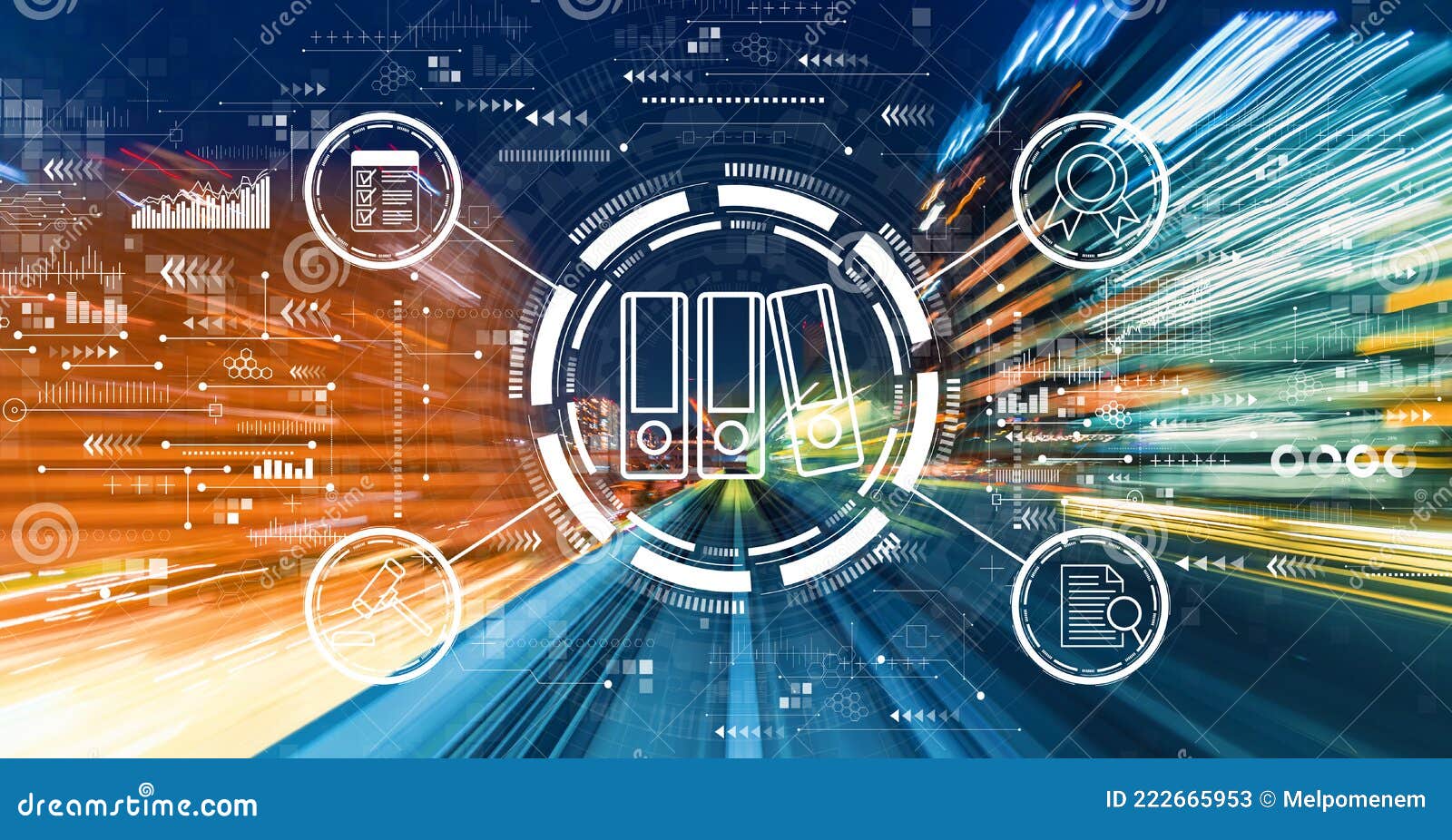 Compliance Theme with High Speed Motion Blur Stock Image - Image of ...