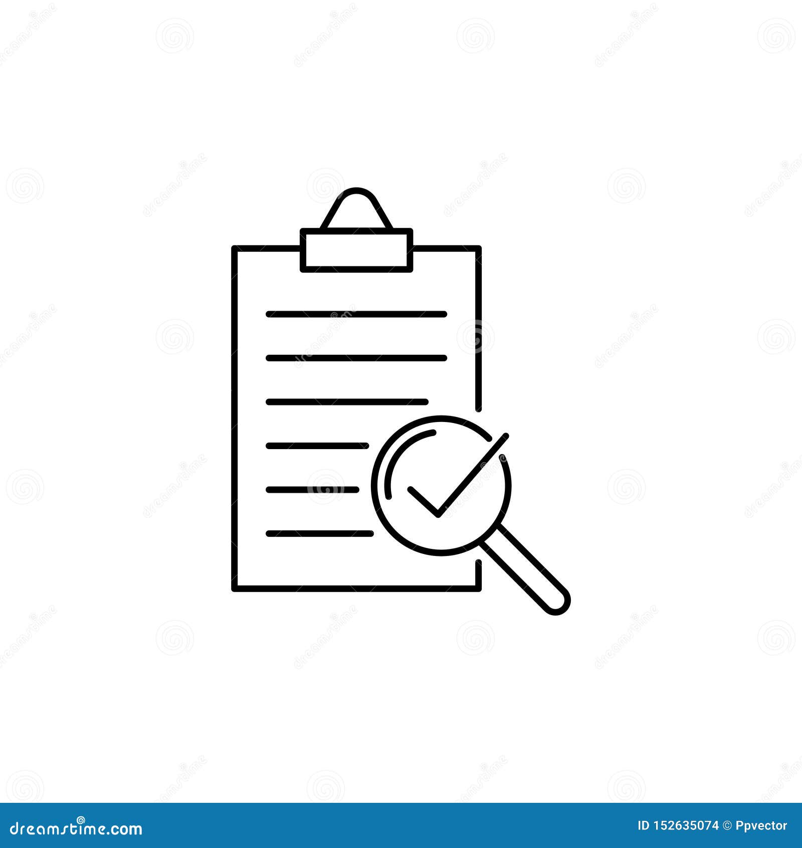 Compliance Vector Line Icon, Quality Check Stock Vector - Illustration ...