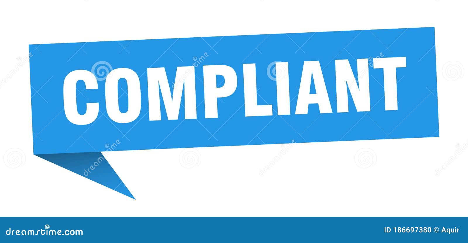 Compliant Banner. Compliant Speech Bubble Stock Vector - Illustration ...