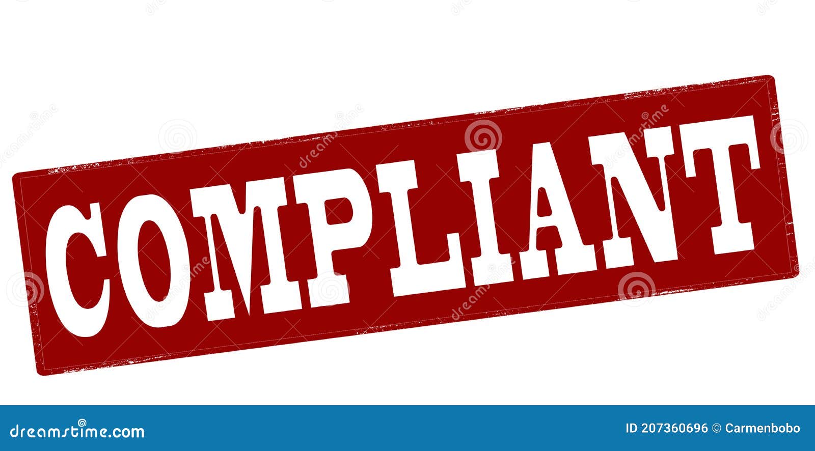 Stamp with text Compliant stock illustration. Illustration of grunge ...