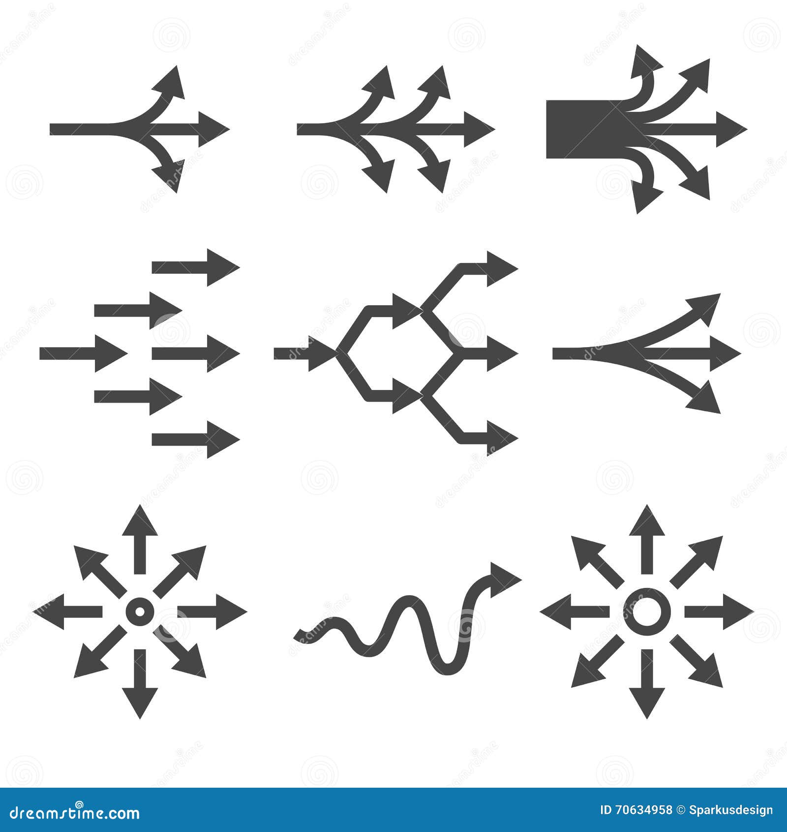 Complicate icon set stock vector. Illustration of cloud - 70634958