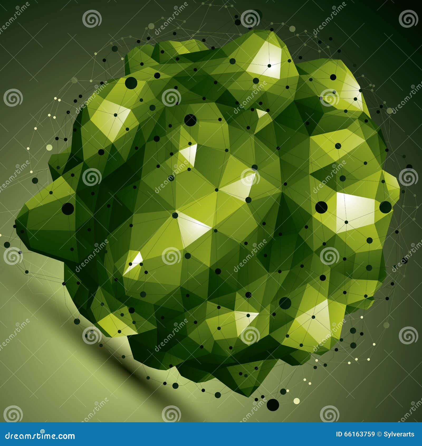 Bright Complicated Chemical Structure With Atomic Bonds Isolated On ...