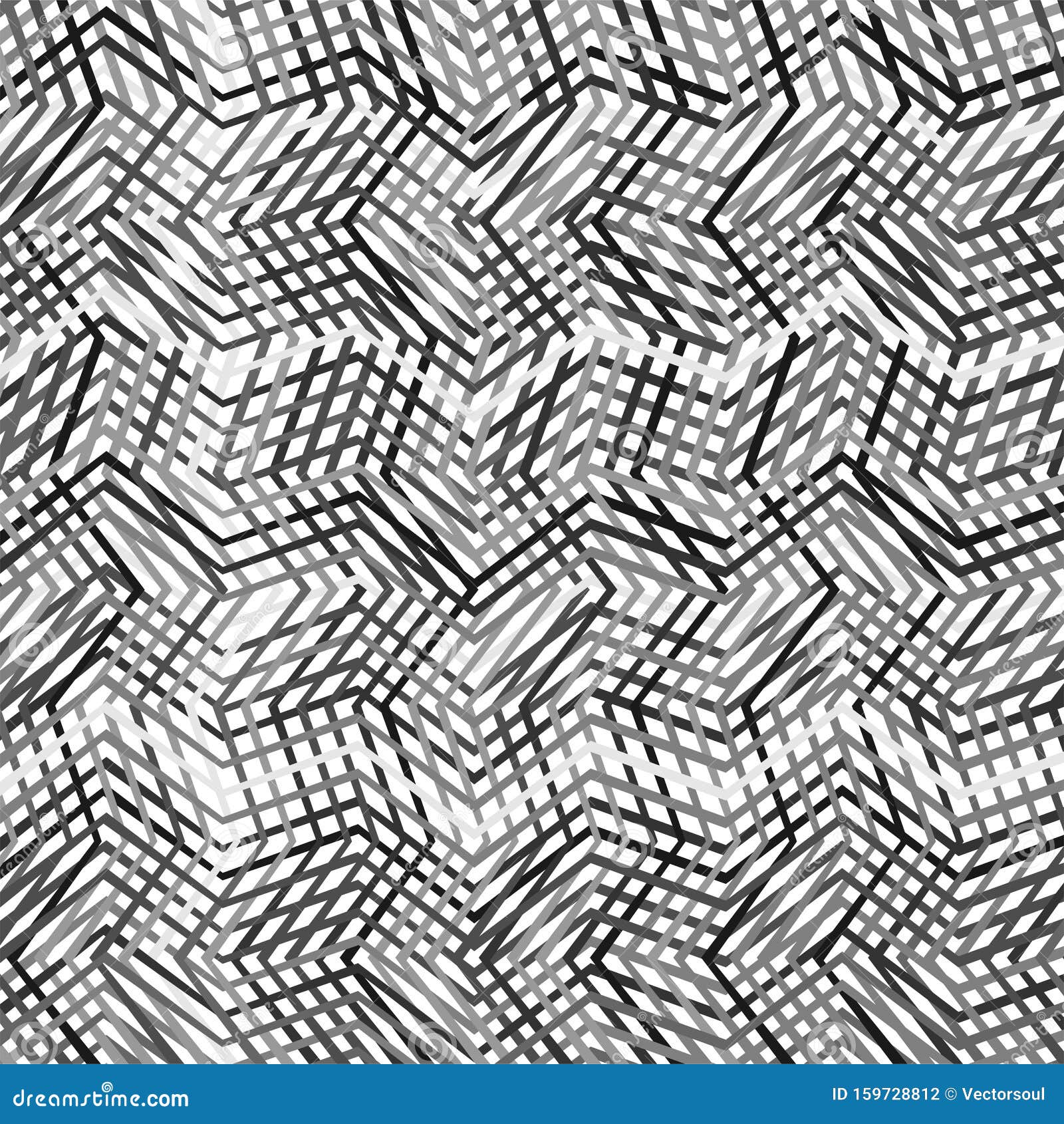 Complicated Greyscale Geometric Pattern, Geometric Texture of ...