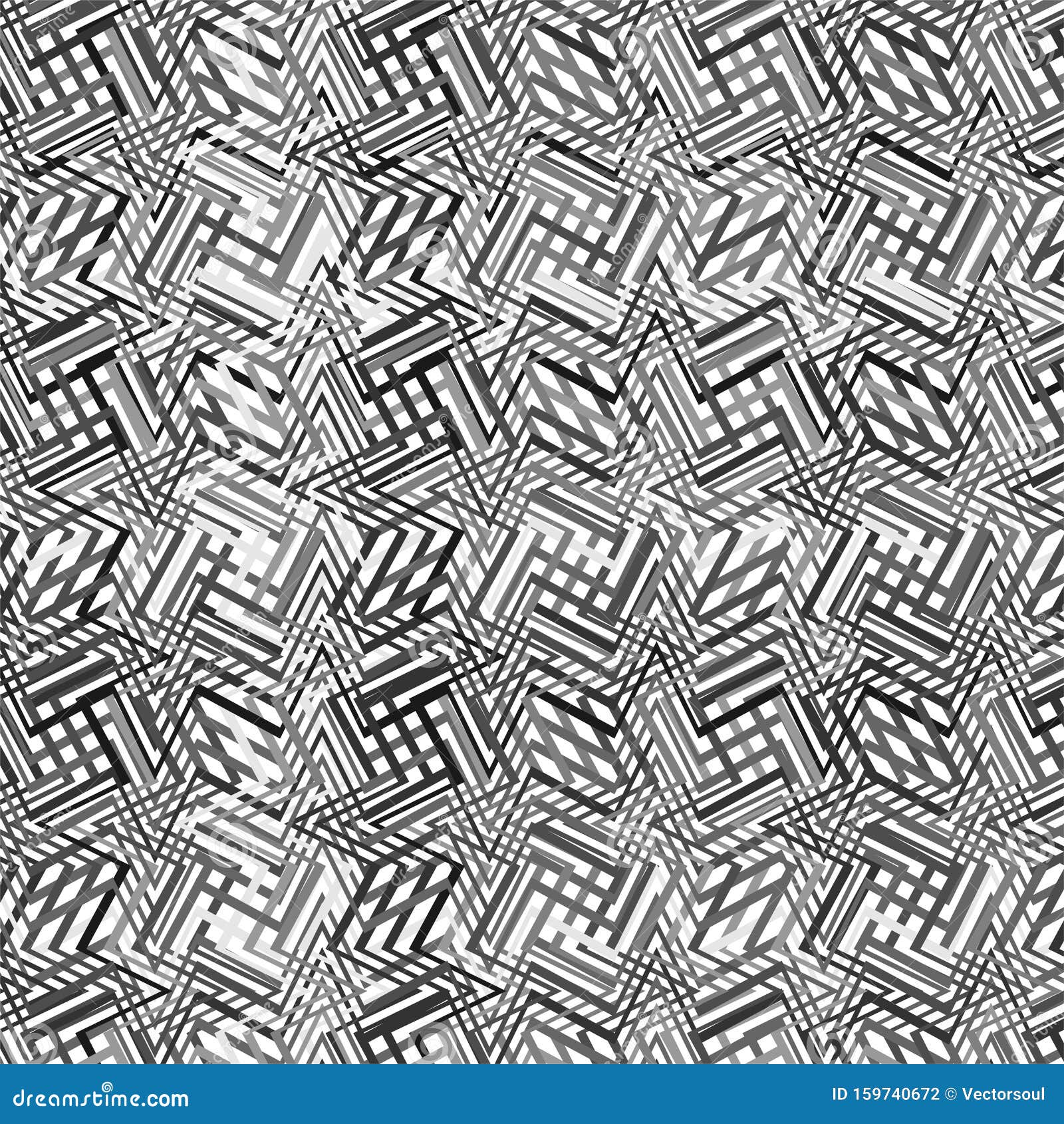 Complicated Greyscale Geometric Pattern, Geometric Texture of ...