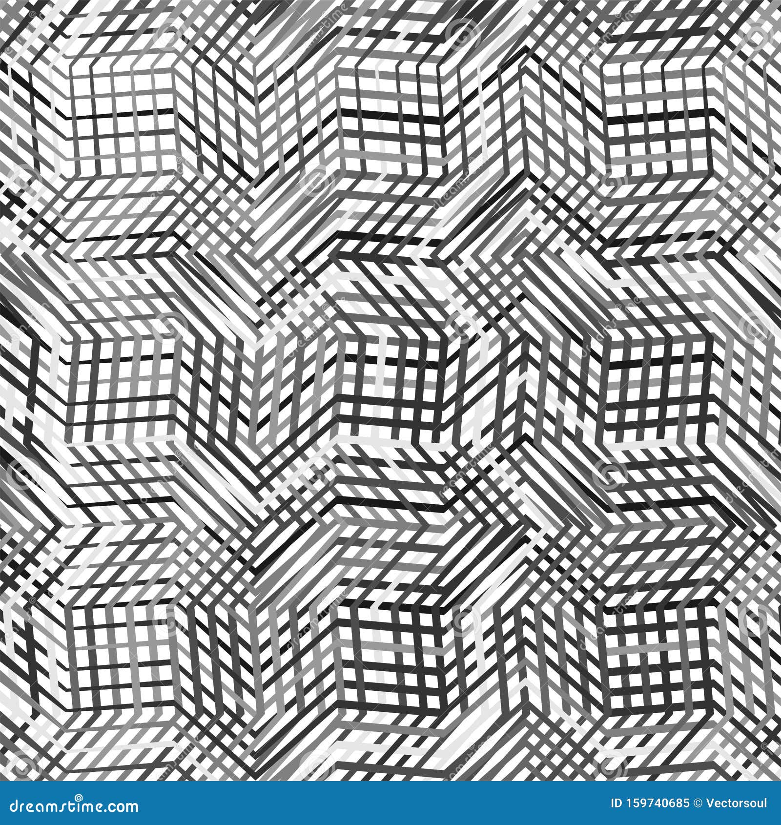 Complicated Greyscale Geometric Pattern, Geometric Texture of ...
