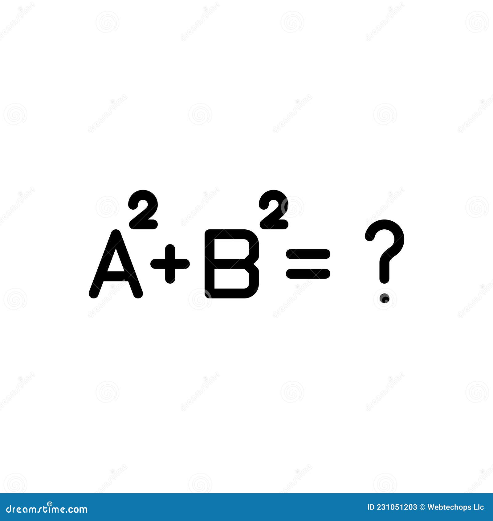 Black Line Icon for Complicated, Mathmatical and Problem Stock Vector ...