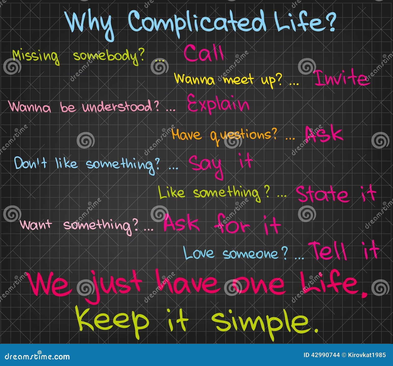 Complicated life stock vector. Illustration of achievement - 42990744