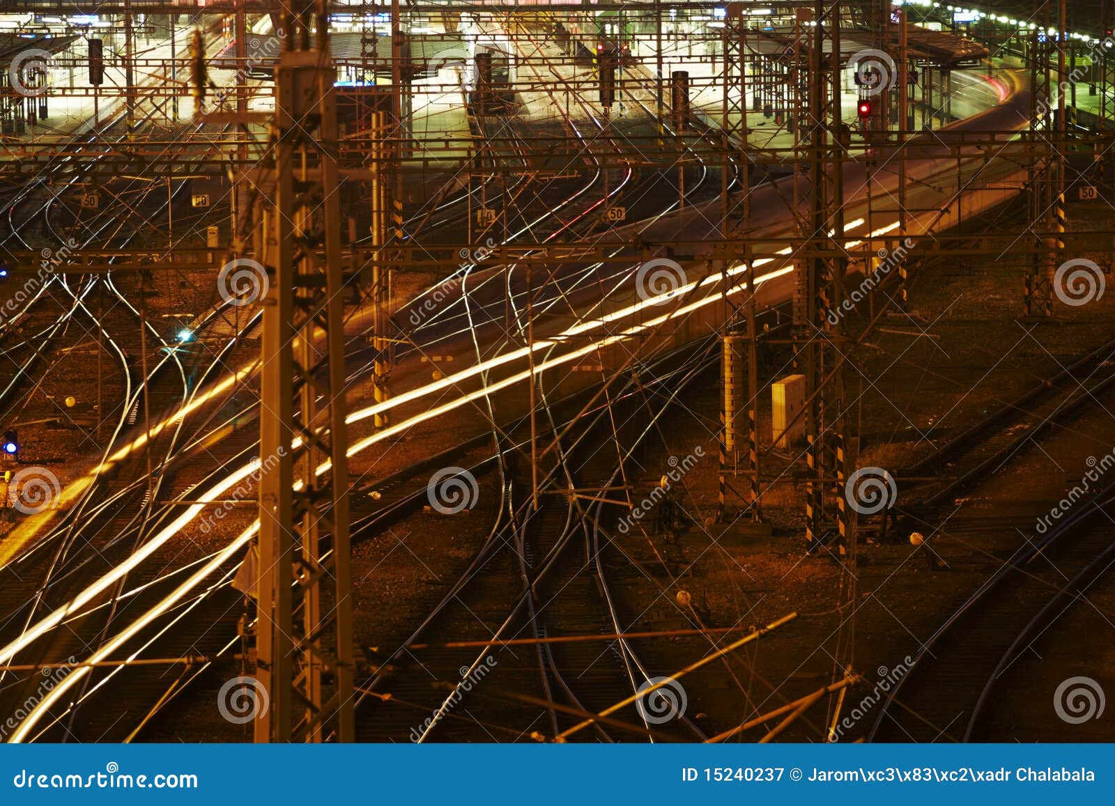 Complicated rail network stock image. Image of complicated - 15240237