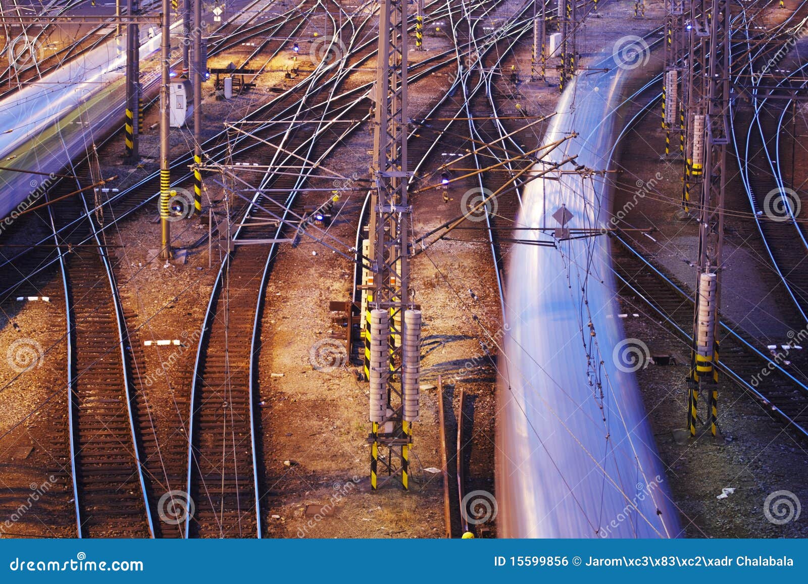 Complicated rail network stock photo. Image of activity - 15599856