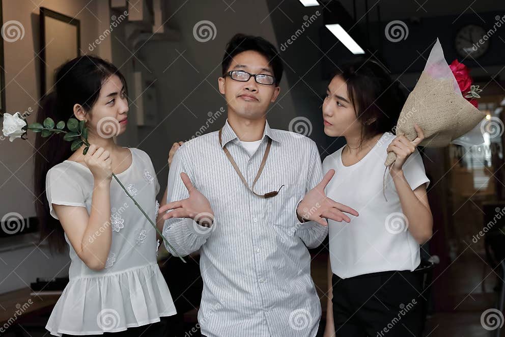 Complicated Relationship between Three People. Love Triangle Concept ... Complicated Relationship between Three People. Love Triangle Concept ...