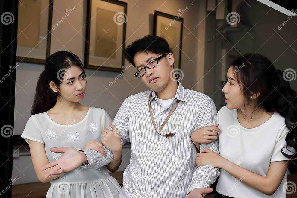 Complicated Relationship between Three People. Love Triangle Concept ... Complicated Relationship between Three People. Love Triangle Concept ...