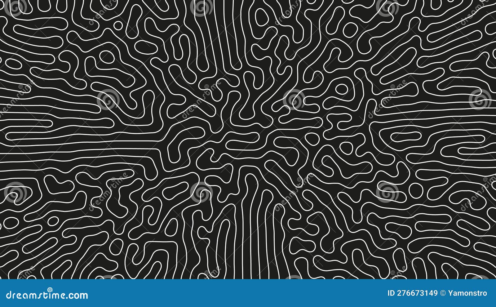 Complicated Thin Lines Pattern Vector Psychedelic Crazy Art Abstract ...