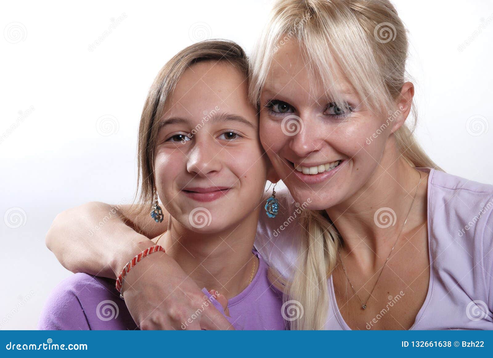 Complicity between Mother and Daughter Stock Photo - Image of ...