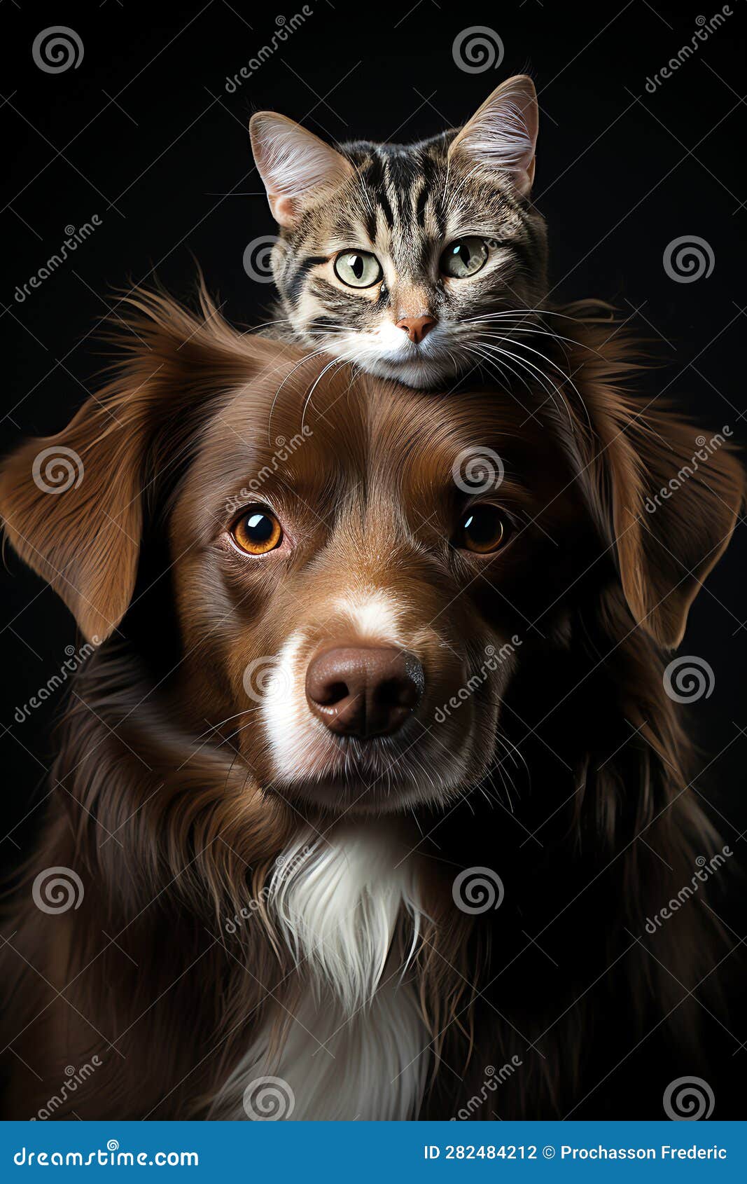 Complicity Portrait, AI Generated Stock Illustration - Illustration of ...