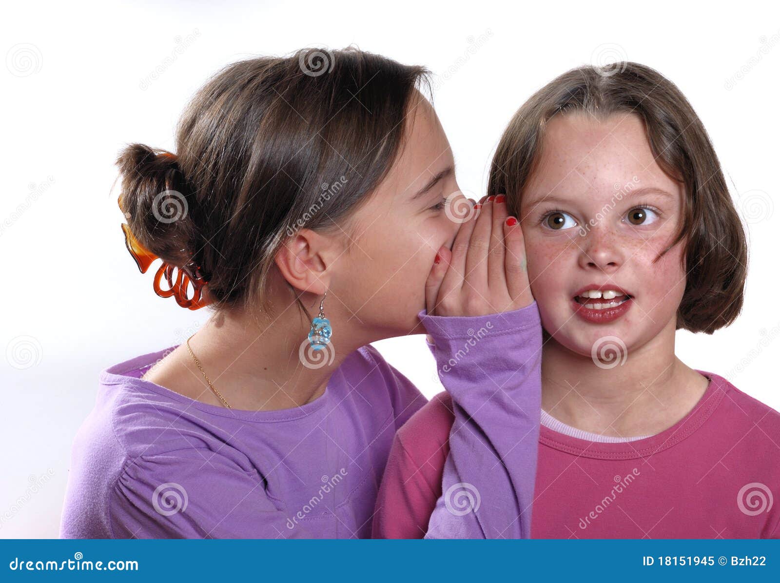 Complicity between sisters stock image. Image of smiling - 18151945