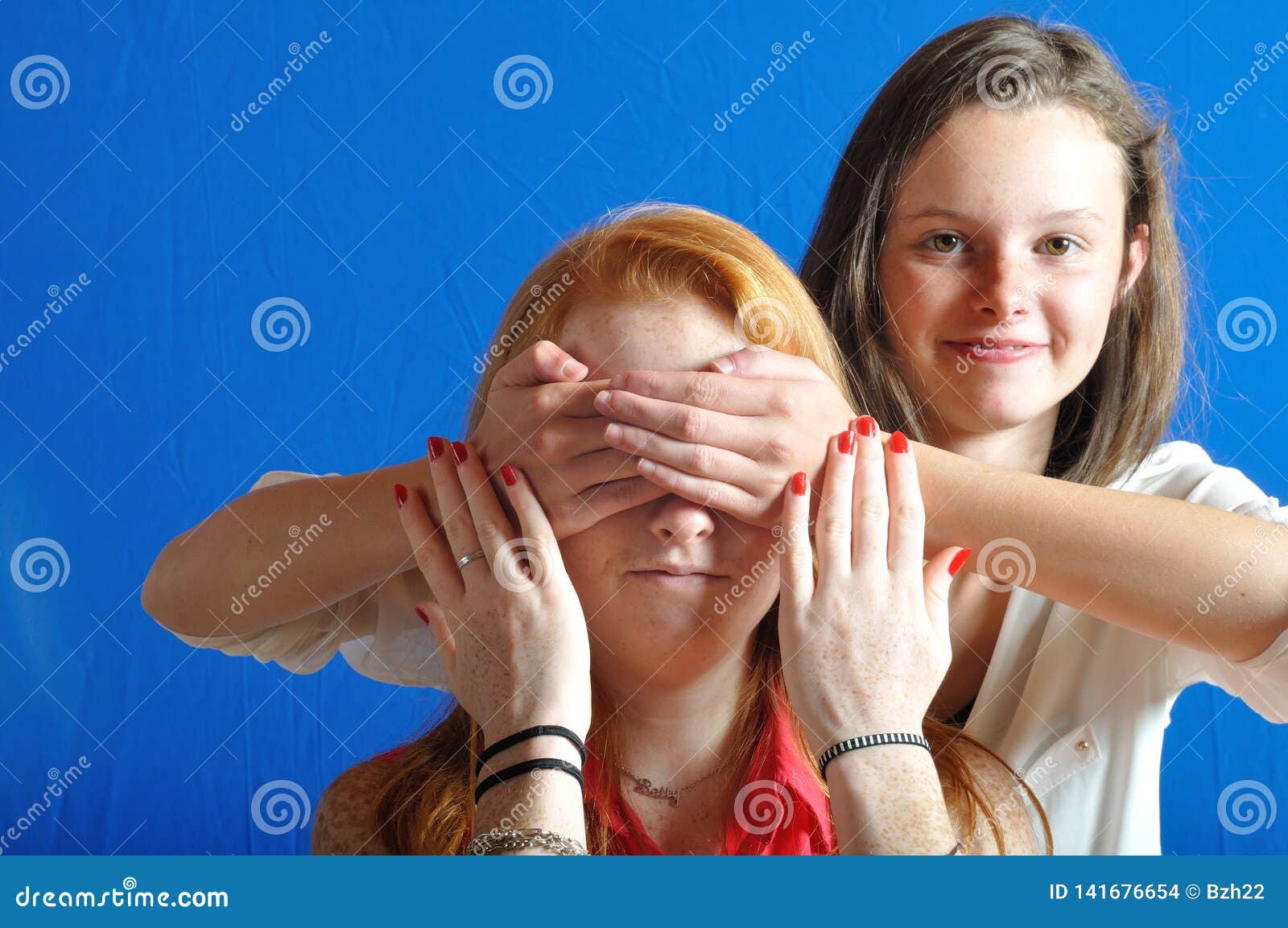 Complicity between Two Teens Stock Photo - Image of cheer, happiness ...