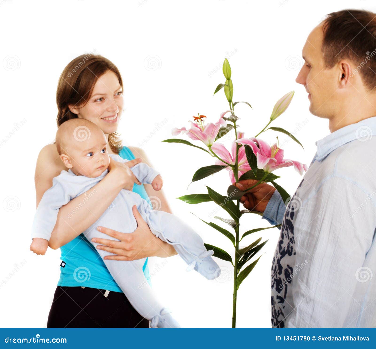 Compliment stock photo. Image of lily, teeth, love, female - 13451780