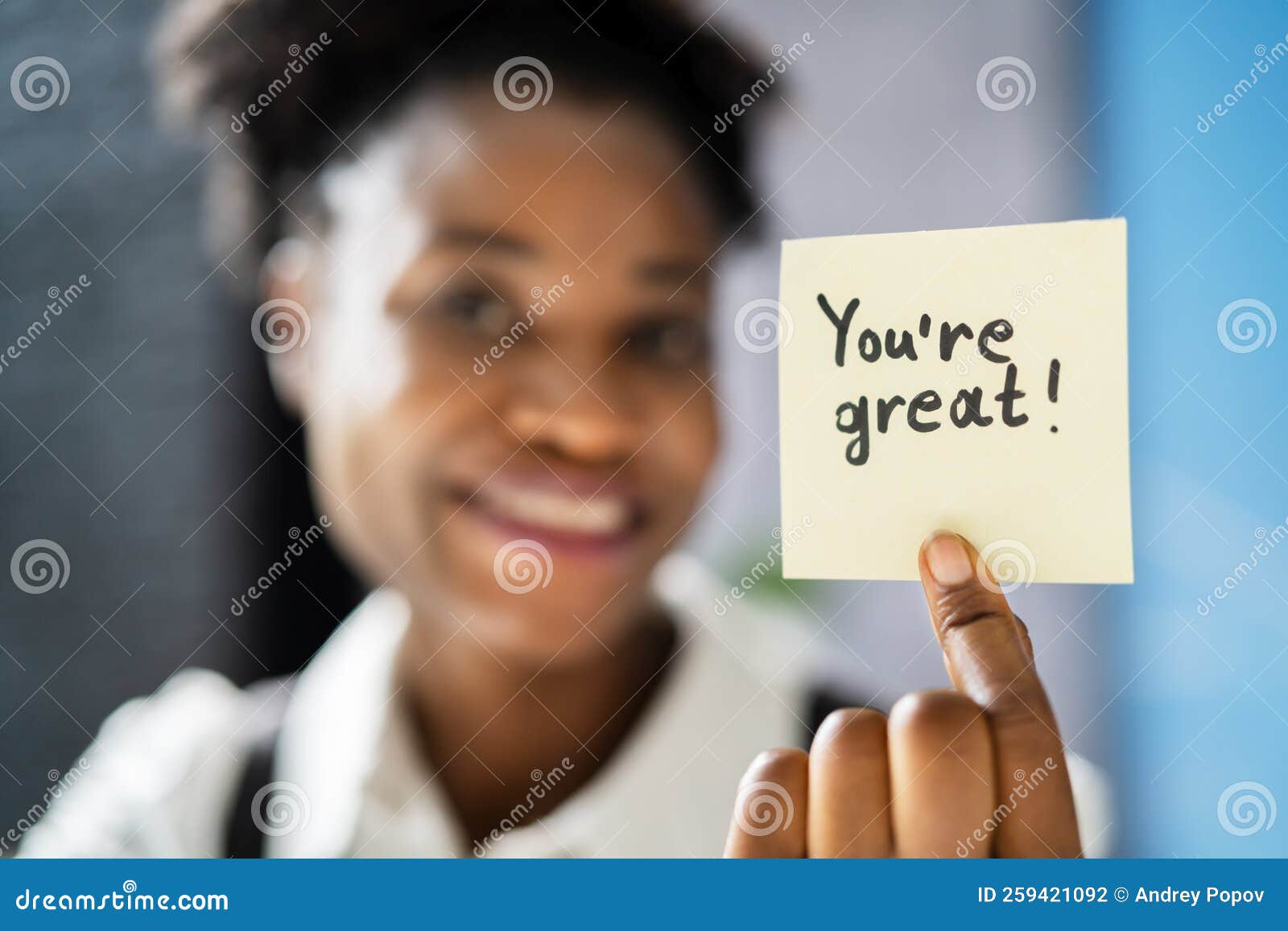 Compliment and Praise Message Sign Stock Photo - Image of astonished ...