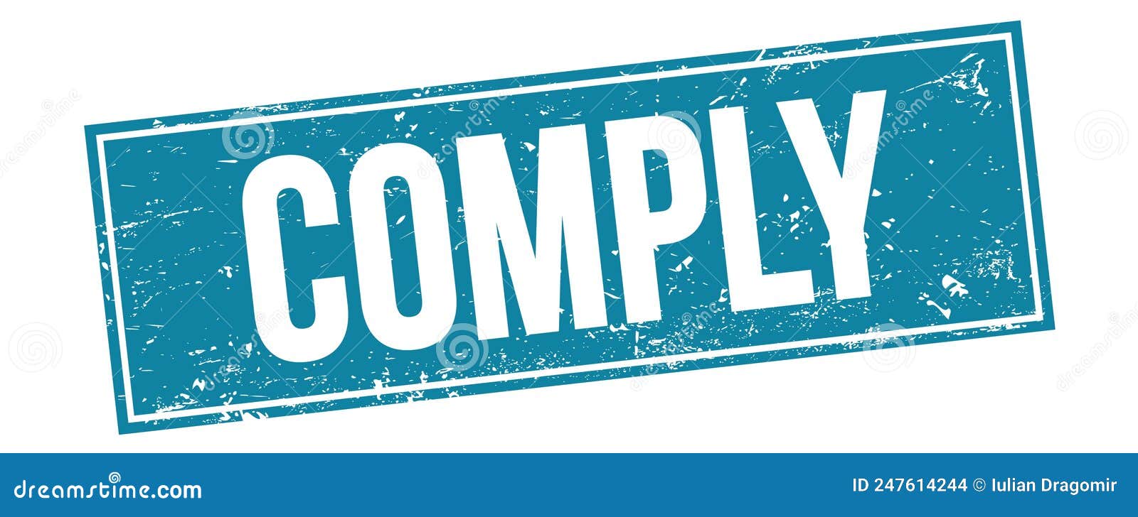 COMPLY Text On Red Vintage Lines Stamp Royalty-Free Stock Image ...