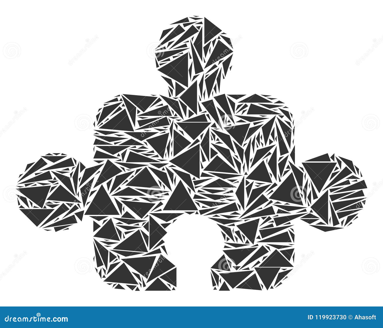 Component Collage of Triangles Stock Vector - Illustration of design ...