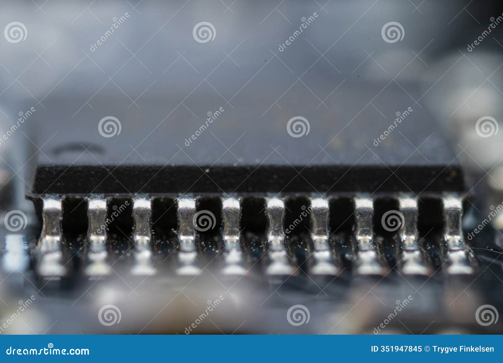Component Details of a Computer Motherboard.. Stock Image - Image of ...
