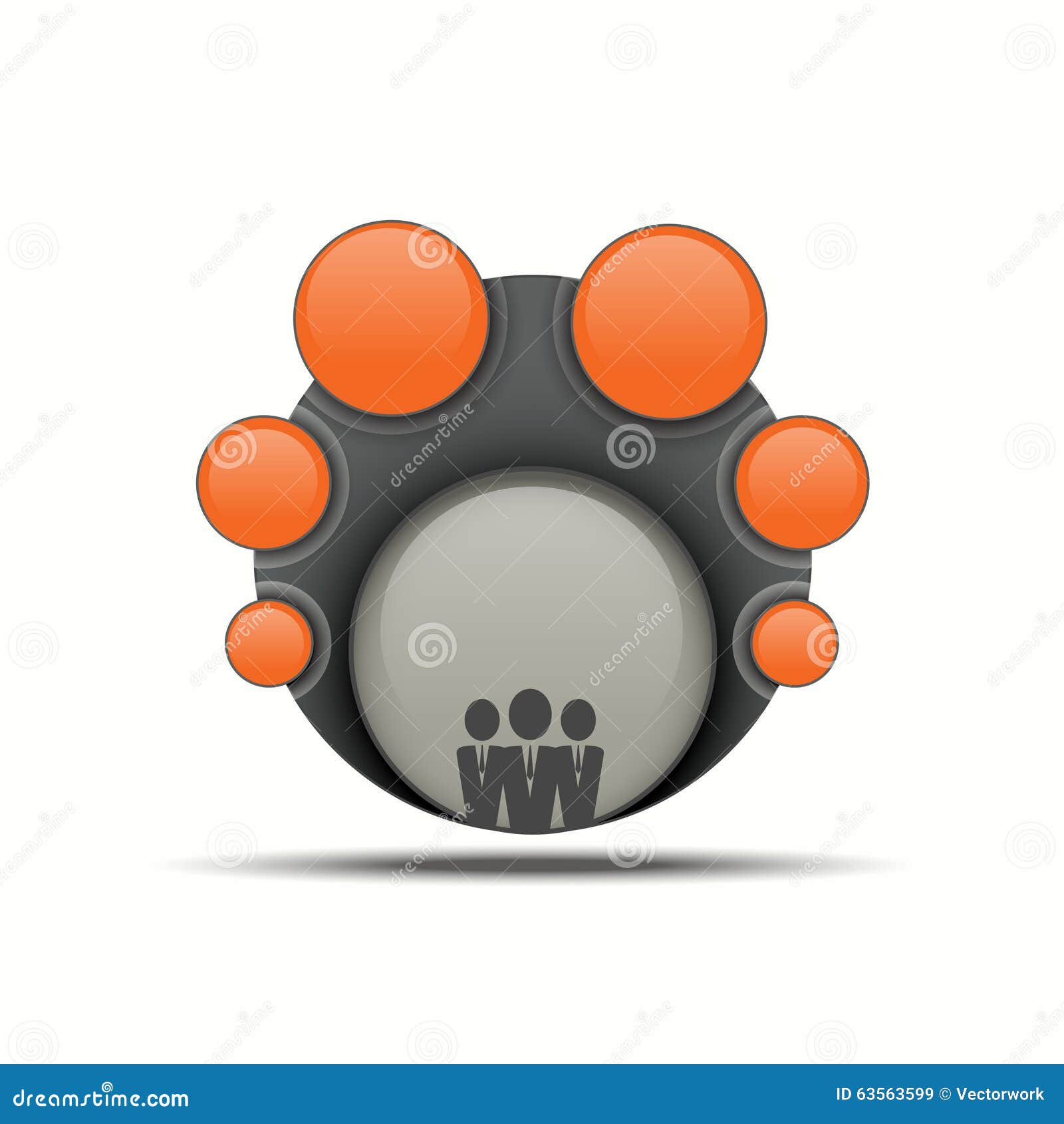 Infographic 4 Parts, Pieces, Sections, Options Or Steps. Vector ...