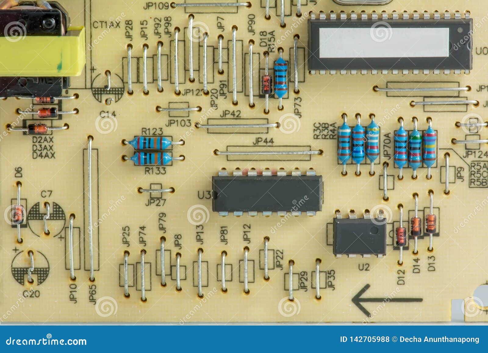Component of Uninterruptible Power Supply Stock Photo - Image of ...