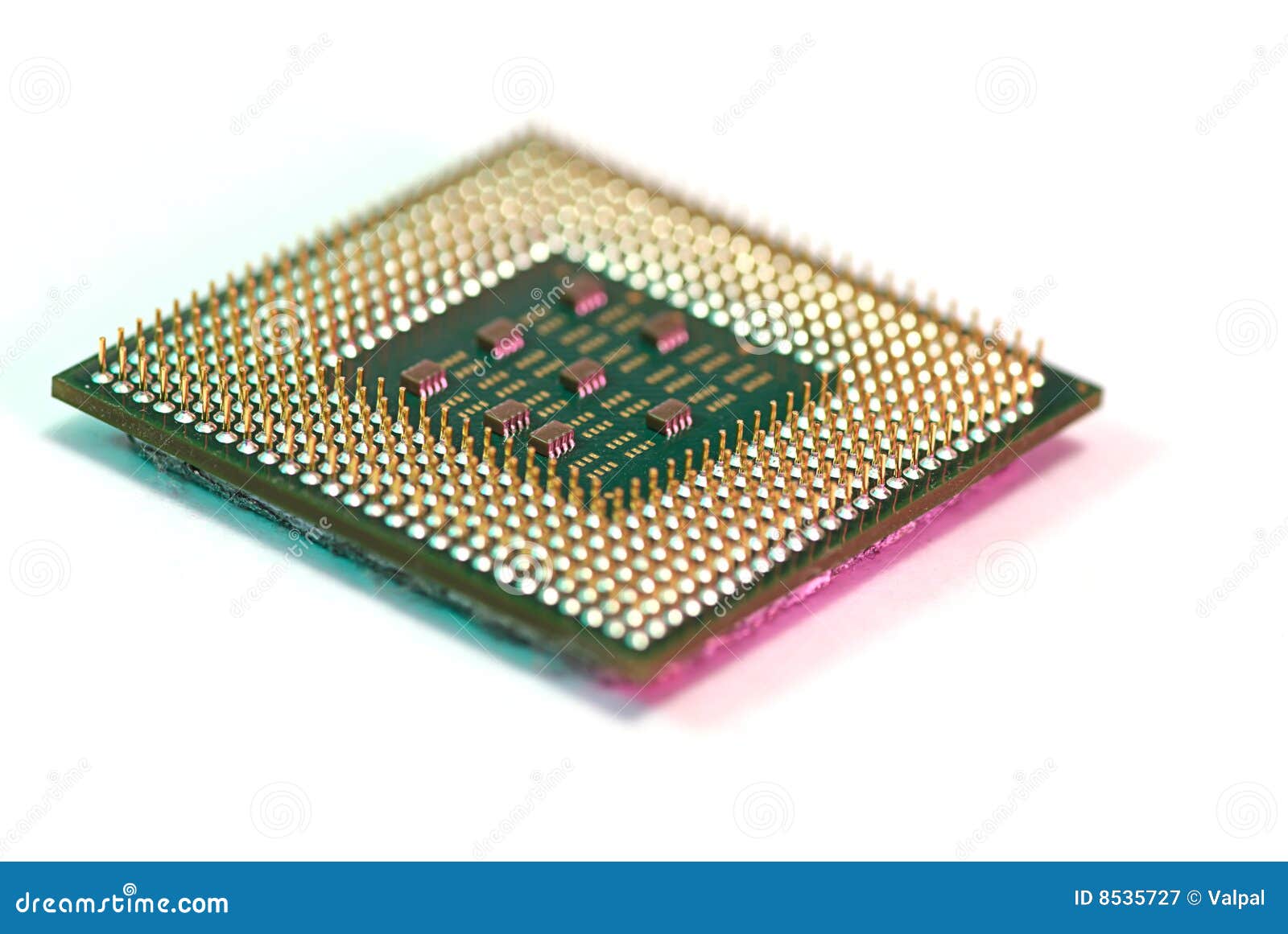 Componente Di Calcolatori Del Microprocessore Immagine Stock - Immagine ...