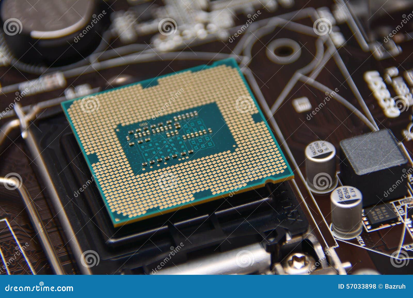 Componentes De Computador, Processador Central Foto de Stock - Imagem ...