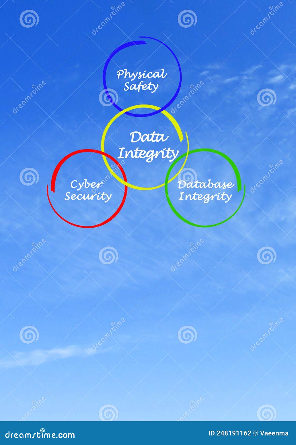 Componentes De Integridad De Datos Stock de ilustración - Ilustración ...