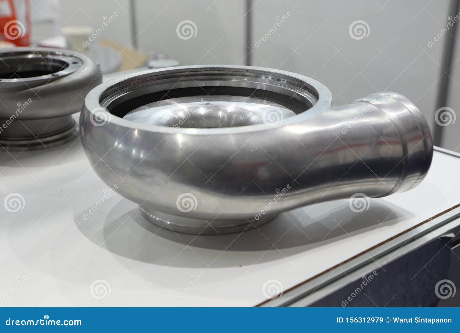 Componentes Do Compressor Turbo Para Motores Diesel Imagem de Stock ...
