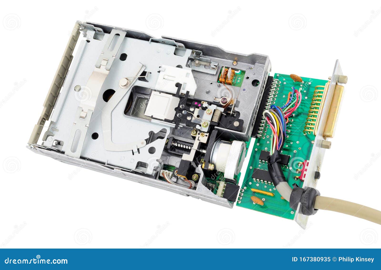 Componenti Hardware Unità Floppy Esterna Immagine Stock - Immagine di ...