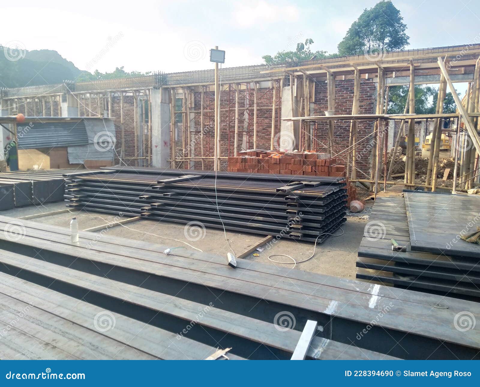 Components of Building Iron Materials Stock Photo - Image of ...