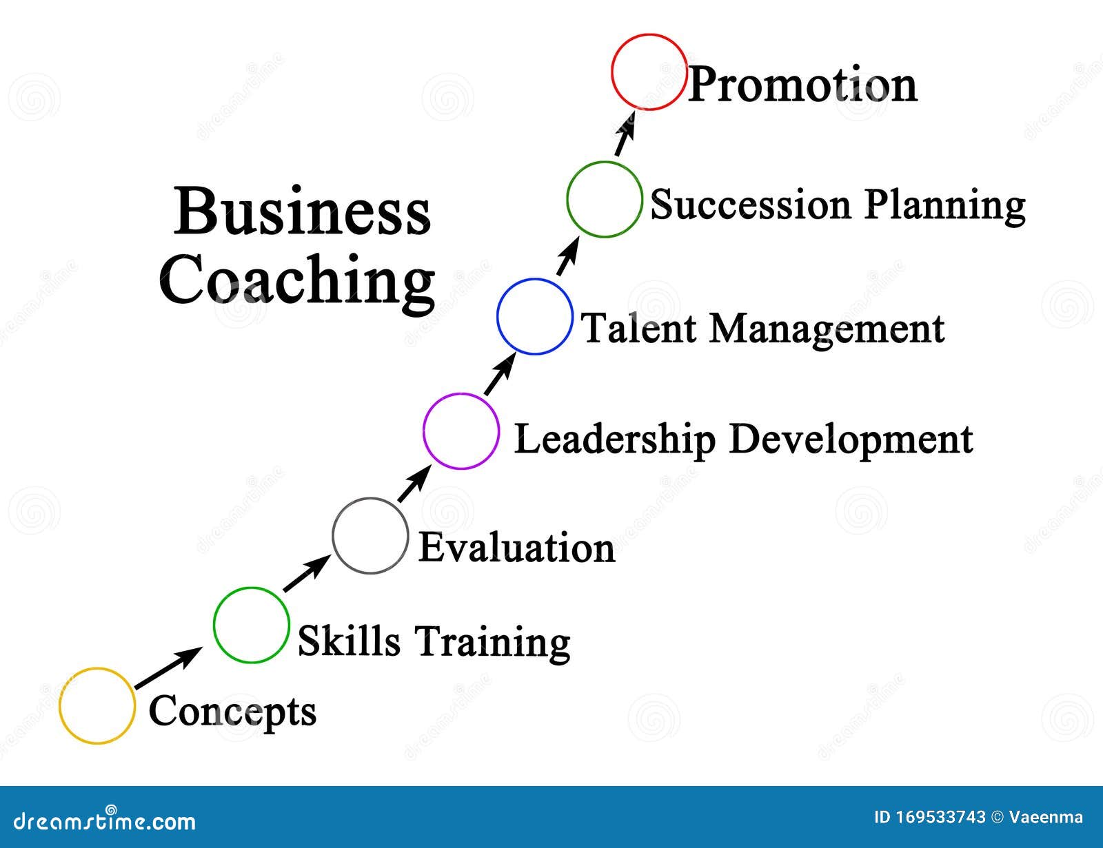 Components of Business Coaching Stock Illustration - Illustration of ...