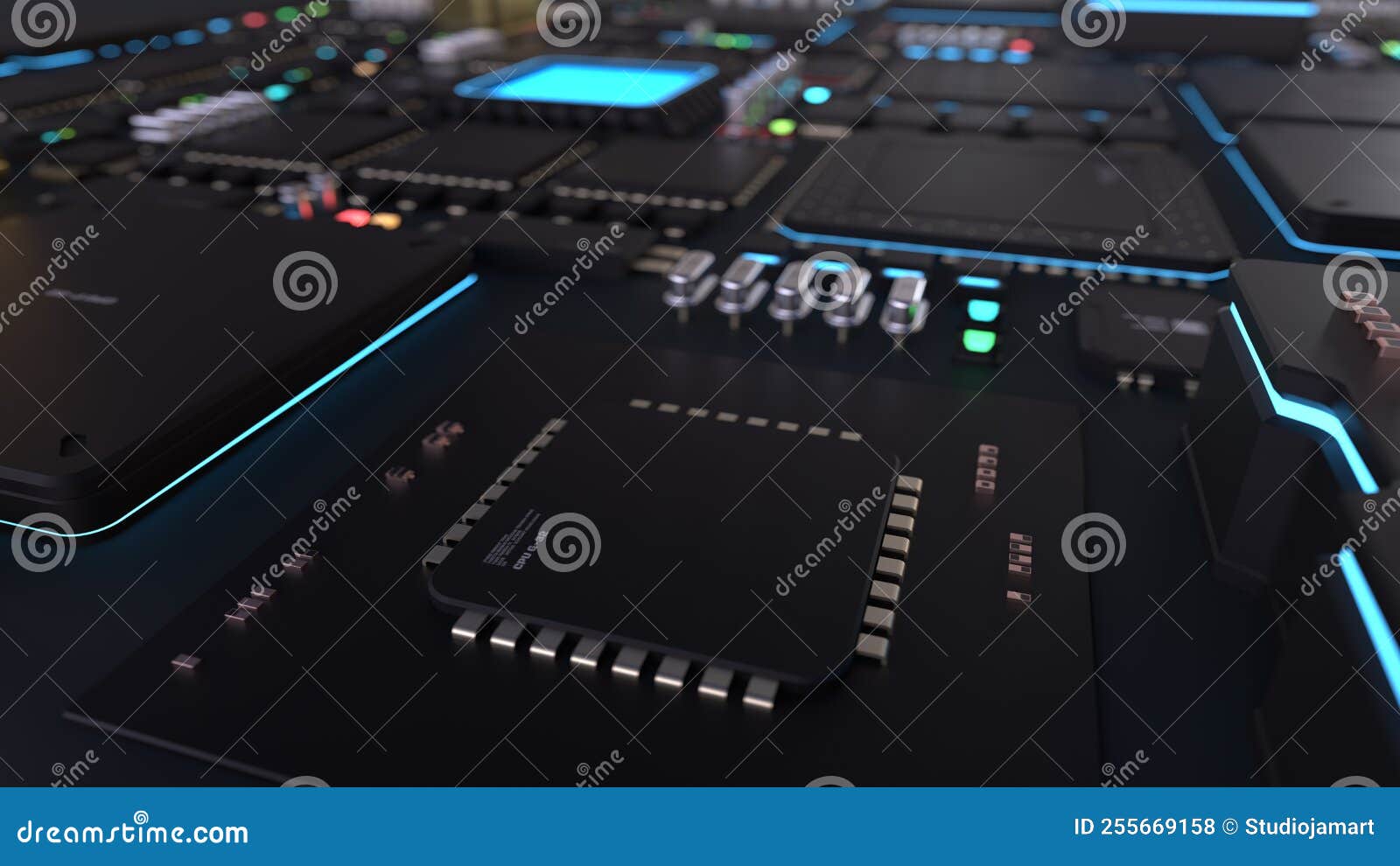 The Concept of Next-generation Computer Technology Stock Illustration ... The Concept of Next-generation Computer Technology Stock Illustration ...