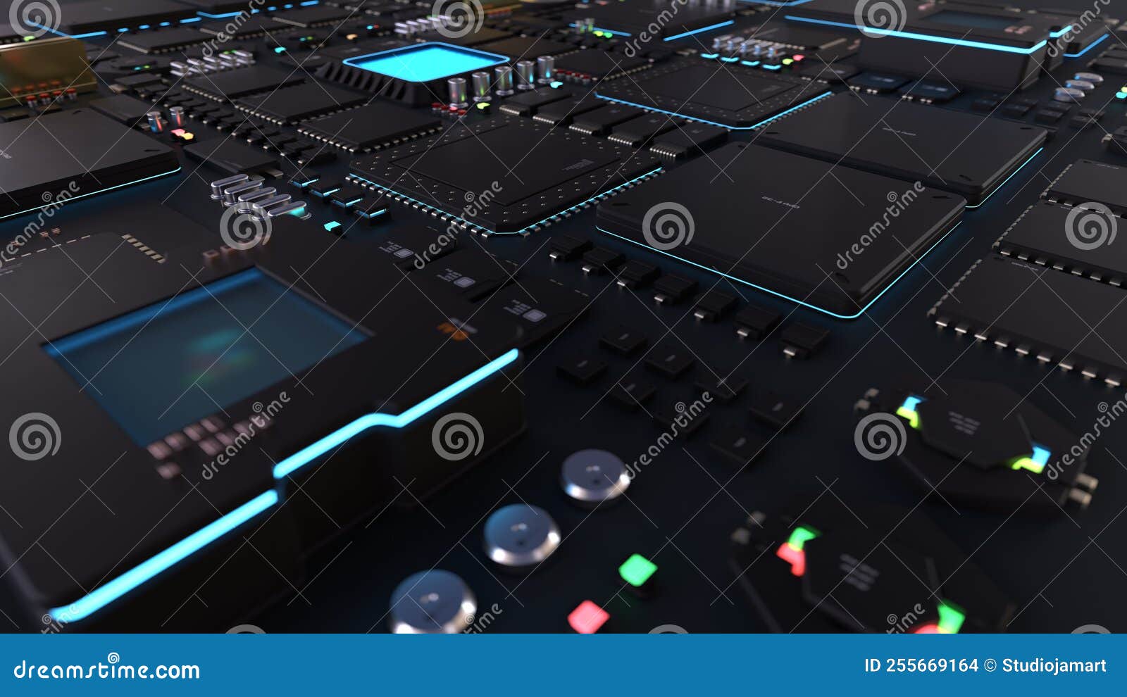 The Concept of Next-generation Computer Technology Stock Illustration ... The Concept of Next-generation Computer Technology Stock Illustration ...
