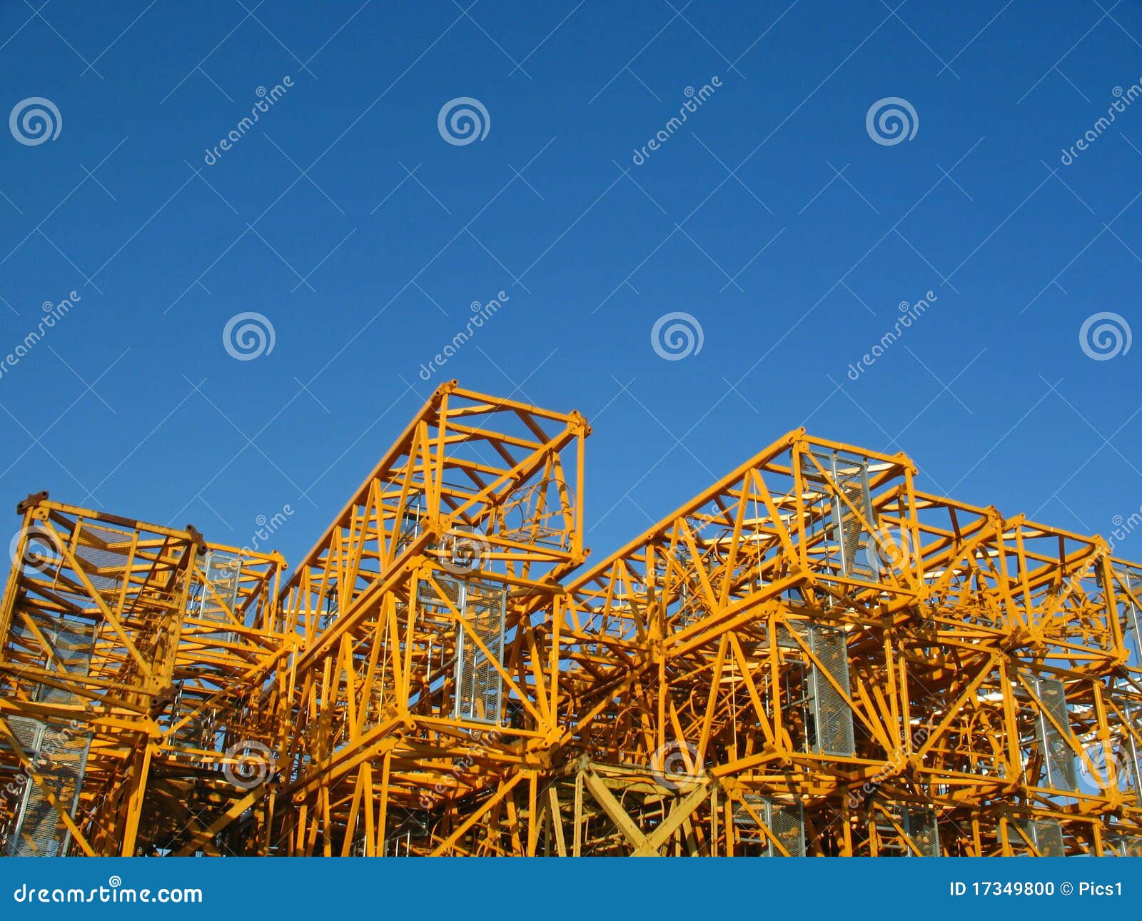 Components of a crane stock photo. Image of construction - 17349800
