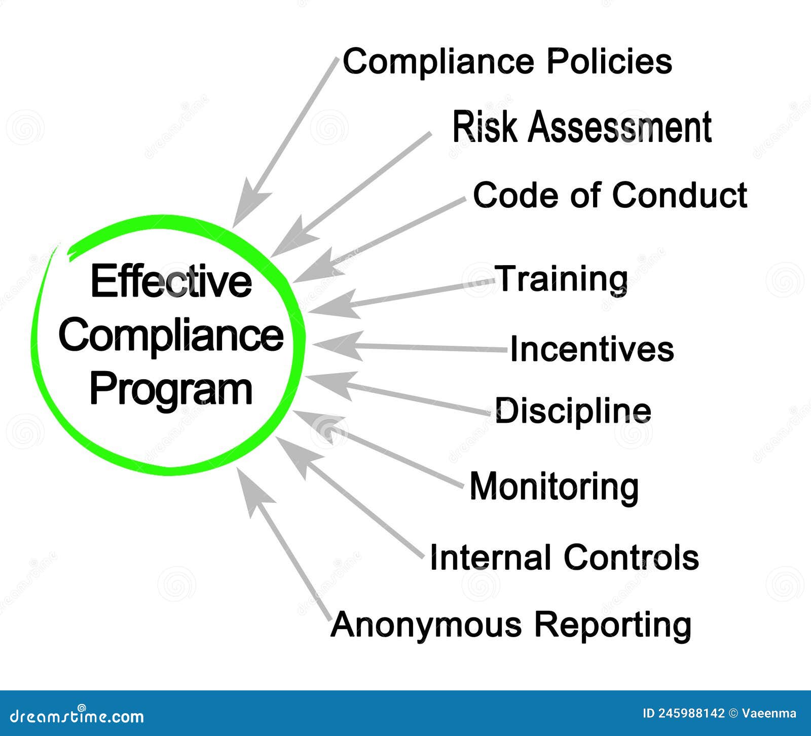 Effective Compliance Program Stock Illustration - Illustration of ...
