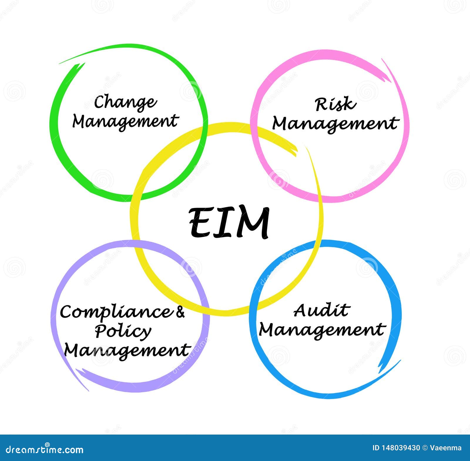 Components of EIM Audit stock illustration. Illustration of compliance ...
