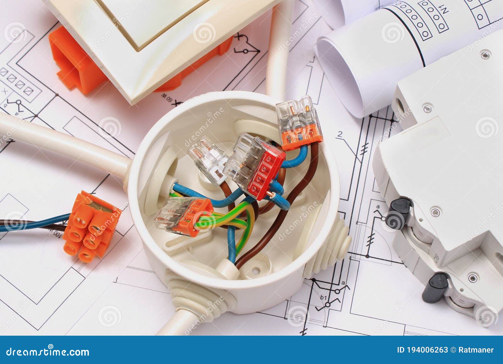 Components for Electrical Installations and Diagrams of House Stock ...